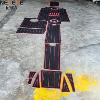 China 6mm Thickness 3000H UV Resistant Self Adhesive Marine EVA Flooring Boat Deck Mat for 2011 MasterCraft X25 for sale