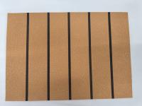 China Self-Adhesive PVC Marine Non-Slip Flooring Mat, Macadam Texture Brown Black Striped Boat Deck Pad, UV Resistant Anti-Skid Mat For Inflatable Boats And Yachts for sale
