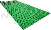 China Self Adhesive EVA Deck Sheet Green Black Embossed Diamond Anti Slip Waterproof Foam Mat for Boat Gym Pool Garage for sale