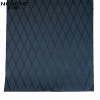 China Self Adhesive EVA Diamond Pattern Deck Mat Dark Grey Black Stripe Waterproof Anti Slip Marine Flooring for sale