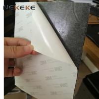 China Self Adhesive EVA Deck Sheet Light Grey Black Stripe V-Slot for sale