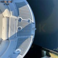 China 2005 Crownline 260EX Swim Platform Bow Deck Mat EVA Faux Teak Marine Flooring Replacement Kit for sale