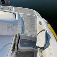 China 2005 Crownline 260EX Swim Platform Bow Deck Mat EVA Faux Teak Marine Flooring Replacement Kit for sale