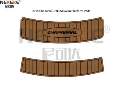 China 2005 Chaparral 180 SSI Swim Platform Deck Mat EVA Faux Teak Marine Flooring Replacement Pad for sale
