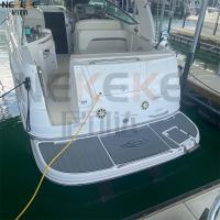 China Chaparral Signature 240 2005 Swim Step Cockpit EVA Faux Teak Deck Mat Marine Flooring Pad for sale