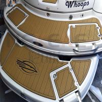 China Chaparral Signature 240 2005 Swim Step Cockpit EVA Faux Teak Deck Mat Marine Flooring Pad for sale