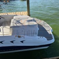 China Chaparral Signature 240 2005 Swim Step Cockpit EVA Faux Teak Deck Mat Marine Flooring Pad for sale
