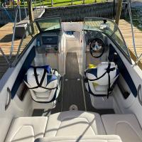 China Chaparral Signature 240 2005 Swim Step Cockpit EVA Faux Teak Deck Mat Marine Flooring Pad for sale