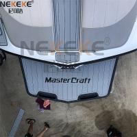 China Mastercraft X30 2003 Cockpit EVA Faux Teak Deck Mat Marine Flooring Pad for sale