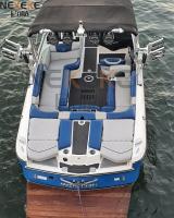 China Mastercraft X30 2003 Cockpit EVA Faux Teak Deck Mat Marine Flooring Pad for sale