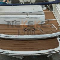 China Cobalt 226 2005 Swim Platform EVA Faux Teak Deck Mat Marine Flooring Pad for sale