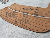 China Cobalt 226 2005 Swim Platform EVA Faux Teak Deck Mat Marine Flooring Pad for sale