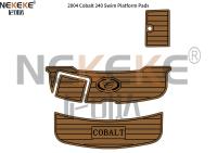 China 2004 Cobalt 240 Bowrider Swim Platform EVA Faux Teak Deck Mat Marine Flooring Pad for sale