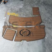 China 2004 Cobalt 240 Bowrider Swim Platform EVA Faux Teak Deck Mat Marine Flooring Pad for sale