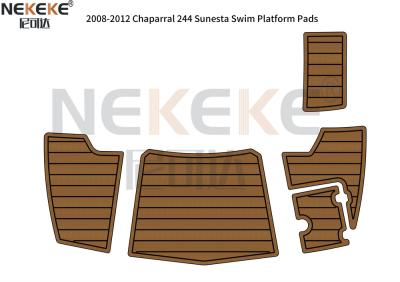 China 2008-2012 Chaparral 244 Sunesta Deck Boat Swim Platform EVA Faux Teak Deck Mat Marine Flooring Pad for sale