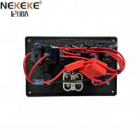 China 6 Gang ABS Switch Panel 50A Anderson Socket Power Socket and Dual USB Socket for sale