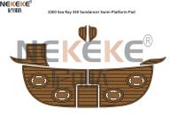 China Sea Ray 340 Sundancer 2000 Swim Platform Pad EVA Faux Teak Deck Mat Marine Flooring for sale