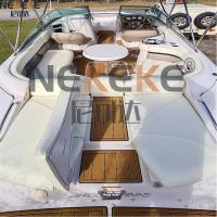 China Four Winns Horizon 230 2005 Swim Platform Cockpit EVA Faux Teak Deck Mat Marine Flooring Pad for sale