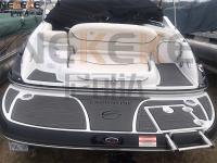China Crownline 220EX 2007 Swim Platform Cockpit EVA Faux Teak Deck Mat Marine Flooring Pad for sale
