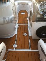 China Crownline 220EX 2007 Swim Platform Cockpit EVA Faux Teak Deck Mat Marine Flooring Pad for sale