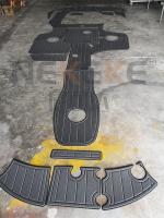 China Crownline 220EX 2007 Swim Platform Cockpit EVA Faux Teak Deck Mat Marine Flooring Pad for sale