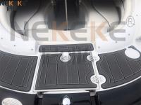 China Crownline 220EX 2007 Swim Platform Cockpit EVA Faux Teak Deck Mat Marine Flooring Pad for sale