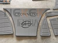 China Crownline 220EX 2007 Swim Platform Cockpit EVA Faux Teak Deck Mat Marine Flooring Pad for sale