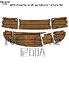 China Chaparral 210 SSI 2007 Swim Step Transom EVA Faux Teak Deck Mat Marine Flooring Pad for sale