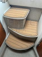 China Bayliner 2855 2000-2006 Upper Deck EVA Faux Teak Deck Mat Marine Flooring Pad for sale
