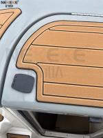 China Bayliner 2855 2000-2006 Upper Deck EVA Faux Teak Deck Mat Marine Flooring Pad for sale