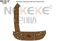 China Rinker 246 Captiva BR 2010 Swim Platform EVA Faux Teak Deck Mat Marine Flooring Pad for sale