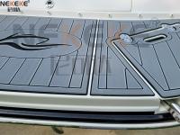 China Rinker 246 Captiva BR 2010 Swim Platform EVA Faux Teak Deck Mat Marine Flooring Pad for sale