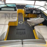 China Mastercraft X2 2006-2011 Swim Platform Cockpit EVA Faux Teak Deck Mat Marine Flooring Pad for sale