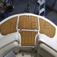 China Chaparral Sunesta 274 2005 Swim Step Cockpit EVA Faux Teak Deck Mat Marine Flooring Pad for sale