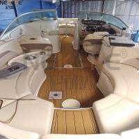 China Chaparral Sunesta 274 2005 Swim Step Cockpit EVA Faux Teak Deck Mat Marine Flooring Pad for sale