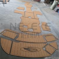 China Chaparral Sunesta 274 2005 Swim Step Cockpit EVA Faux Teak Deck Mat Marine Flooring Pad for sale