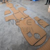 China Chaparral Sunesta 274 2005 Swim Step Cockpit EVA Faux Teak Deck Mat Marine Flooring Pad for sale