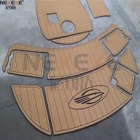 China Chaparral Sunesta 274 2005 Swim Step Cockpit EVA Faux Teak Deck Mat Marine Flooring Pad for sale