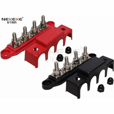 China BB1916C-4P Custom Anti Rust Marine Bus Bar 300V AC 48V DC Terminal Block Boat Yacht Auto for sale