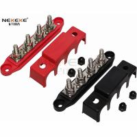 China BB1916C-4P Custom Anti Rust Marine Bus Bar 300V AC 48V DC Terminal Block Boat Yacht Auto for sale