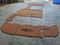 China 2006 Chaparral 280 Swim Platform Cockpit EVA Faux Teak Deck Flooring Marine Mat Pad for sale