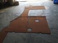 China 2006 Chaparral 280 Swim Platform Cockpit EVA Faux Teak Deck Flooring Marine Mat Pad for sale