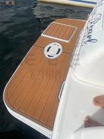 China 2003 Sea Ray 260 Sundancer Swim Platform EVA Faux Teak Deck Flooring Marine Mat Pad for sale
