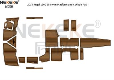 China 2015 Regal 1900 ES Swim Platform Cockpit EVA Faux Teak Deck Flooring Marine Mat Pad for sale