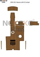 China 2006-2011 Mastercraft X2 Cockpit EVA Faux Teak Deck Flooring Marine Mat Pad for sale
