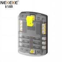 China 6 Way Blade Fuse Holder Negative Bolck Box With LED Light And Cover Screw Terminal for sale