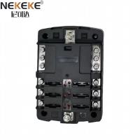 China 6 Way Blade Fuse Holder Negative Bolck Box With LED Light Screw Terminal for sale