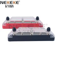 China BB1928C-3P Waterproof Marine Bus Bar Terminal Block with 300V AC/48V DC Rating and Flame Retardant PA66 Base for sale