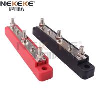 China BB1928C-3P Waterproof Marine Bus Bar Terminal Block with 300V AC/48V DC Rating and Flame Retardant PA66 Base for sale