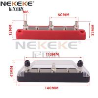 China BB1928C-3P Waterproof Marine Bus Bar Terminal Block with 300V AC/48V DC Rating and Flame Retardant PA66 Base for sale